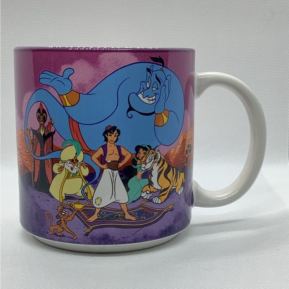Disney | Kitchen | Aladdin Vintage Disney Store Mug Cup Coffee Tea 99s ...